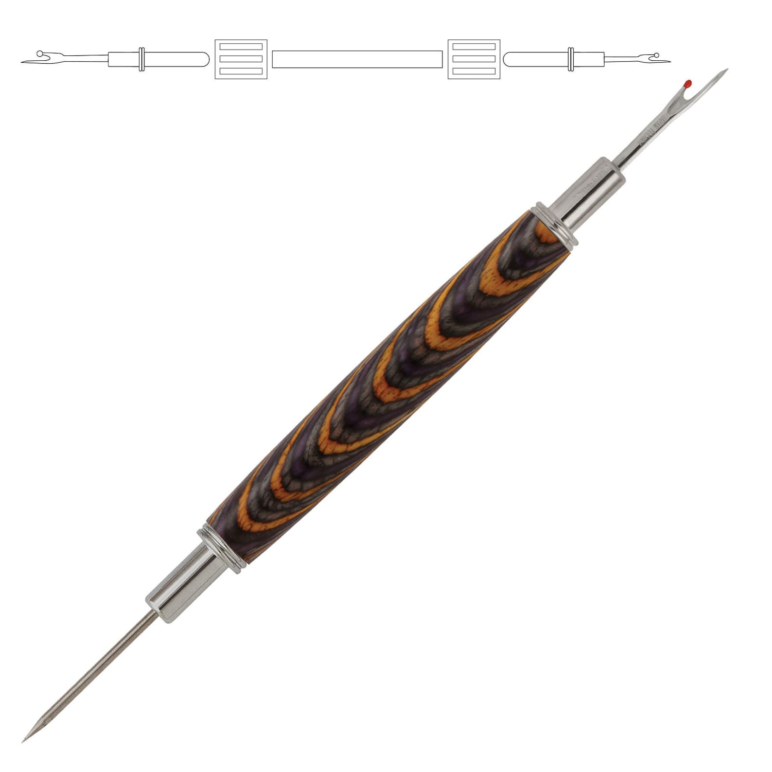 Seam Ripper or Stiletto Handle Kit Wood Turning Lathe Woodturning ...
