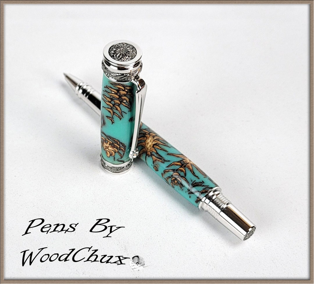 Handmade Writing Pen Ball Point Fountain Mini Pine Cone ART - Etsy