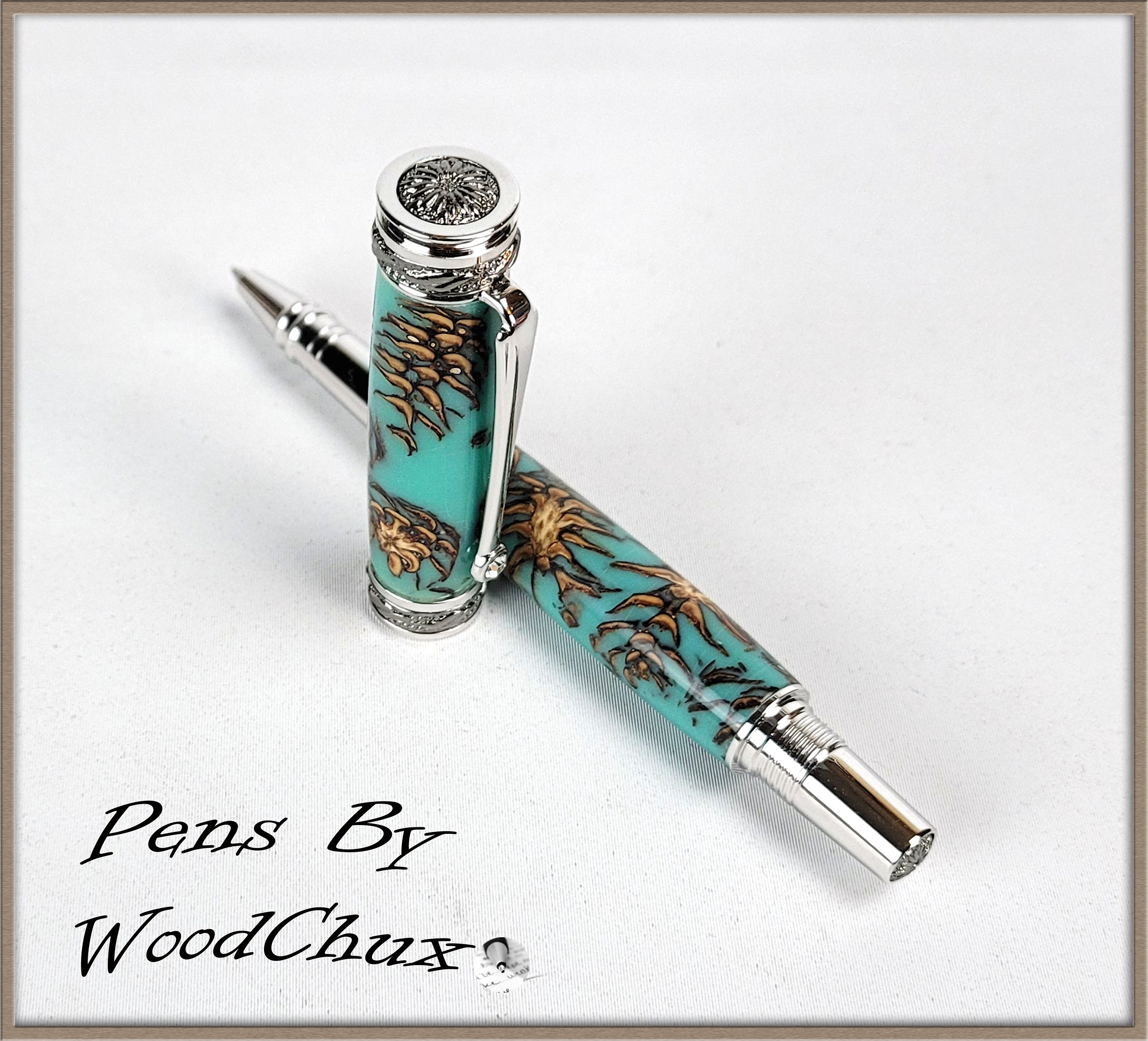 HandMade Writing Pen Ball Point Fountain Mini Pine Cone ART | Etsy