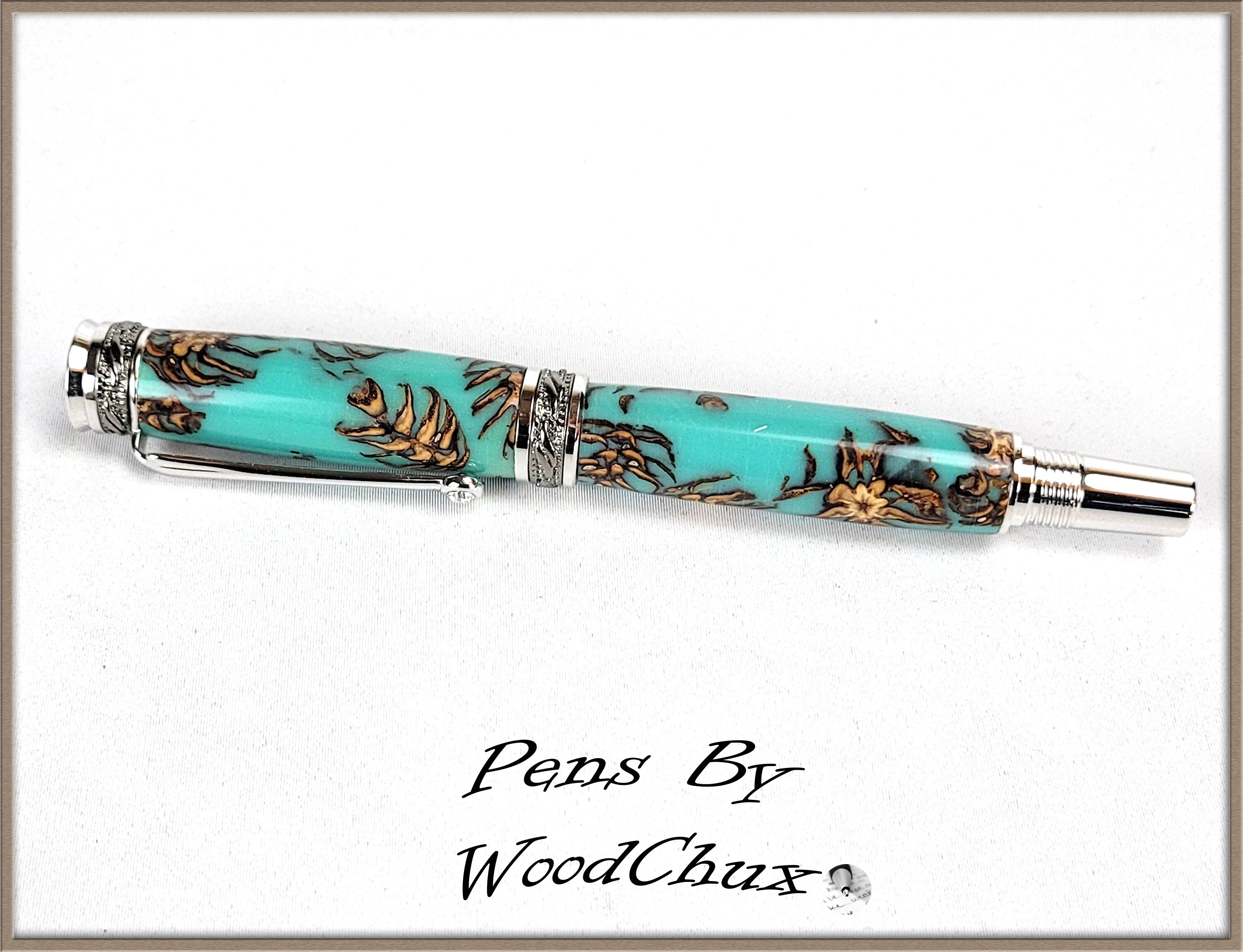 HandMade Writing Pen Ball Point Fountain Mini Pine Cone ART | Etsy