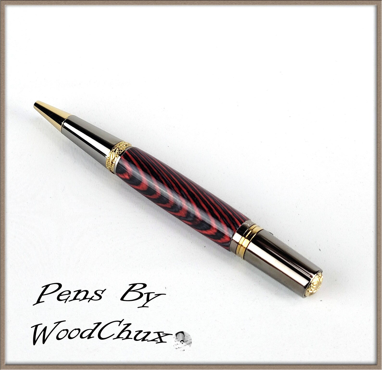 Pen Handmade Spectraply Wood Writing Pens Beautiful Artwork Art USA SEE ...