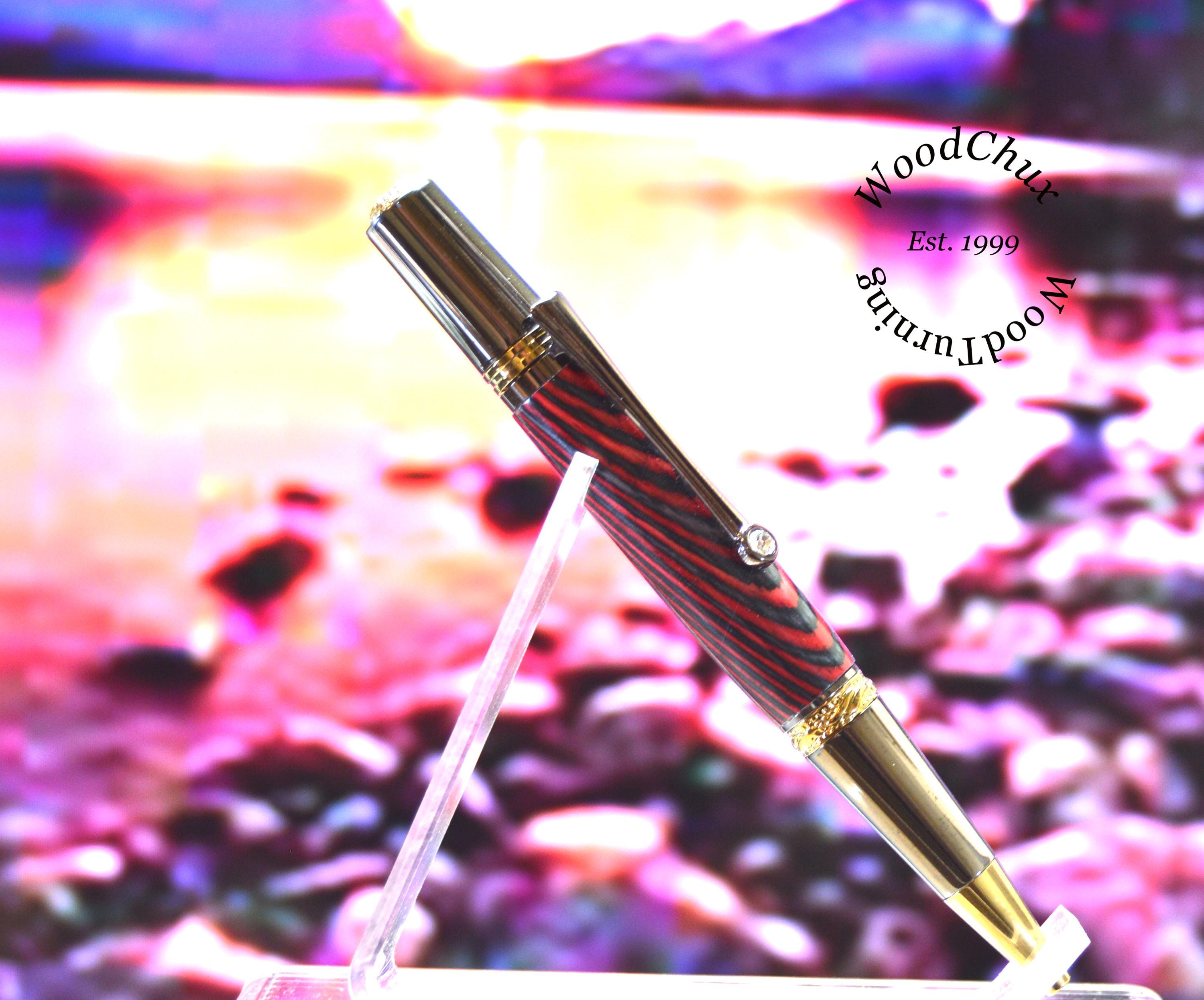 Pen Handmade Spectraply Wood Writing Pens Beautiful Artwork Art USA SEE ...