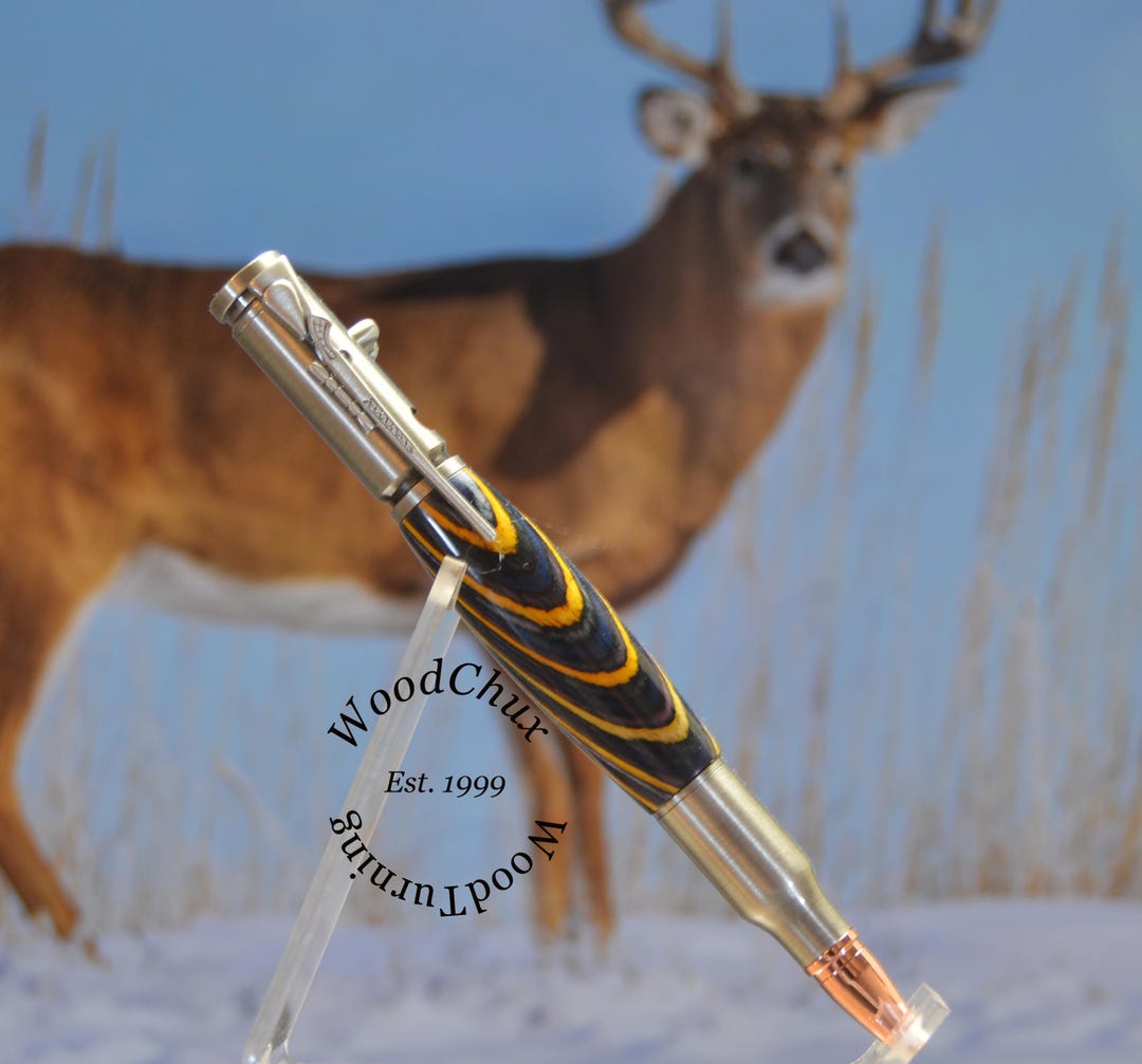 Pen Handmade Spectraply Wood Bolt Action Hunting Beautiful Pens SEE ...