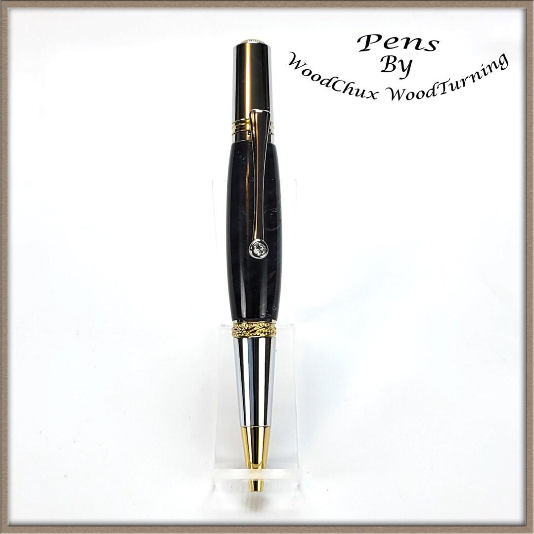 Pen Handmade Exotic Blue Maple Burl Wood Writing Pens Beautiful Artwork ...