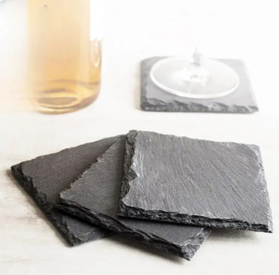 Slate Coaster Handmade Hand Crafted Engravable Retirement Custom Gift ...