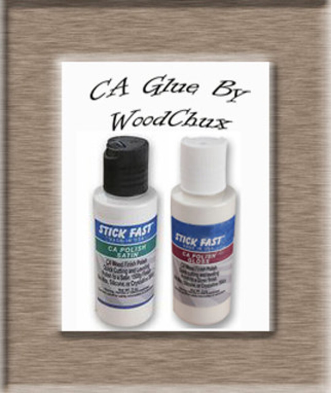 CA Glue Plastic Polish Stick Fast 2 Oz Satin Gloss High Sheen Pen ...