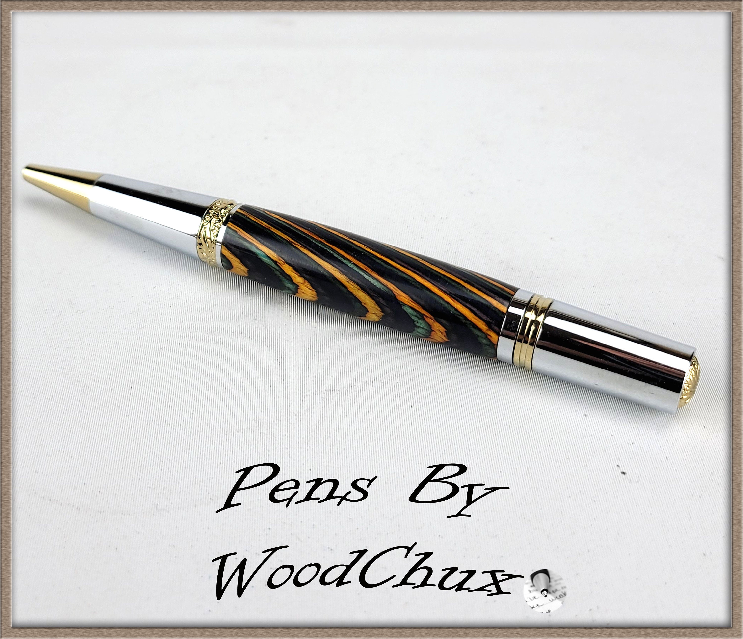 Pen Handmade Spectraply Wood Writing Pens Beautiful Artwork Art USA SEE ...
