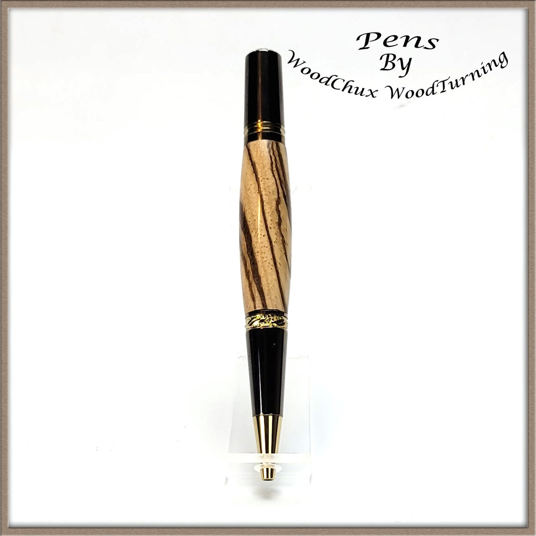 Pen Handmade Stunning Zebra Wood Writing Pens Artwork USA SEE VIDEO ...