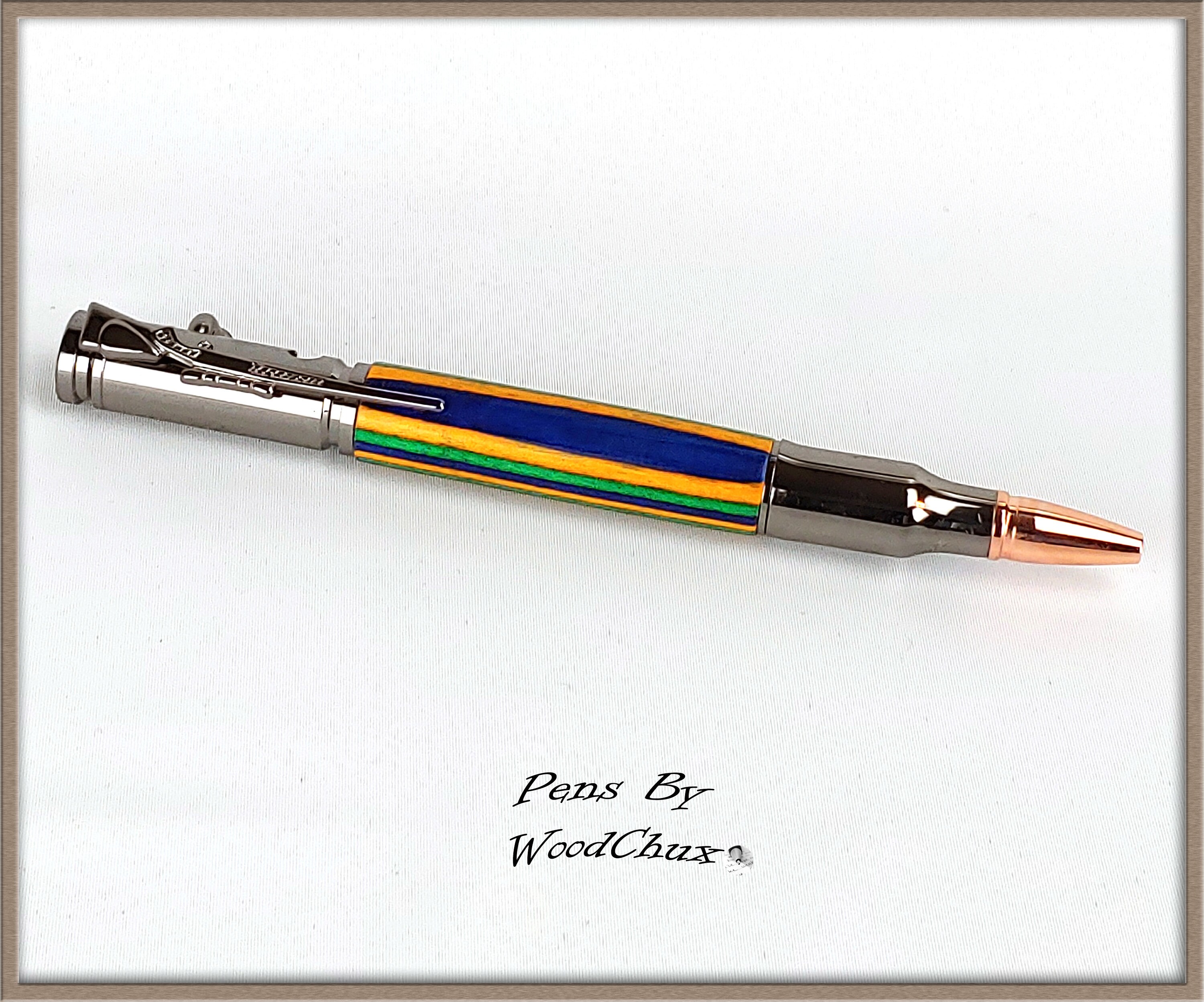 Pen Handmade Spectraply Wood Bolt Action Hunting Beautiful | Etsy