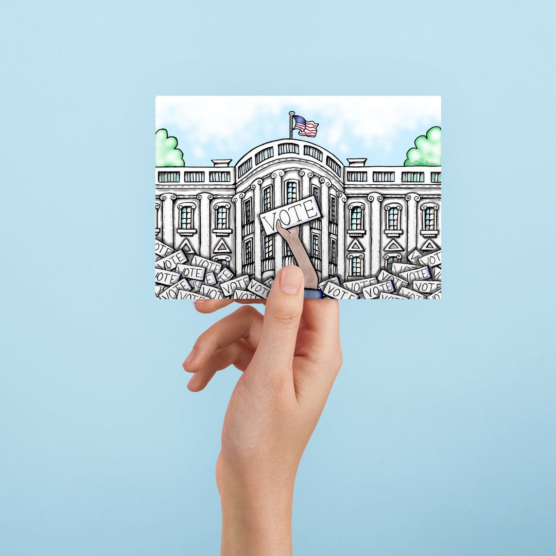 1000+ Postcards - "full White House" - Postcards to Voters - Etsy