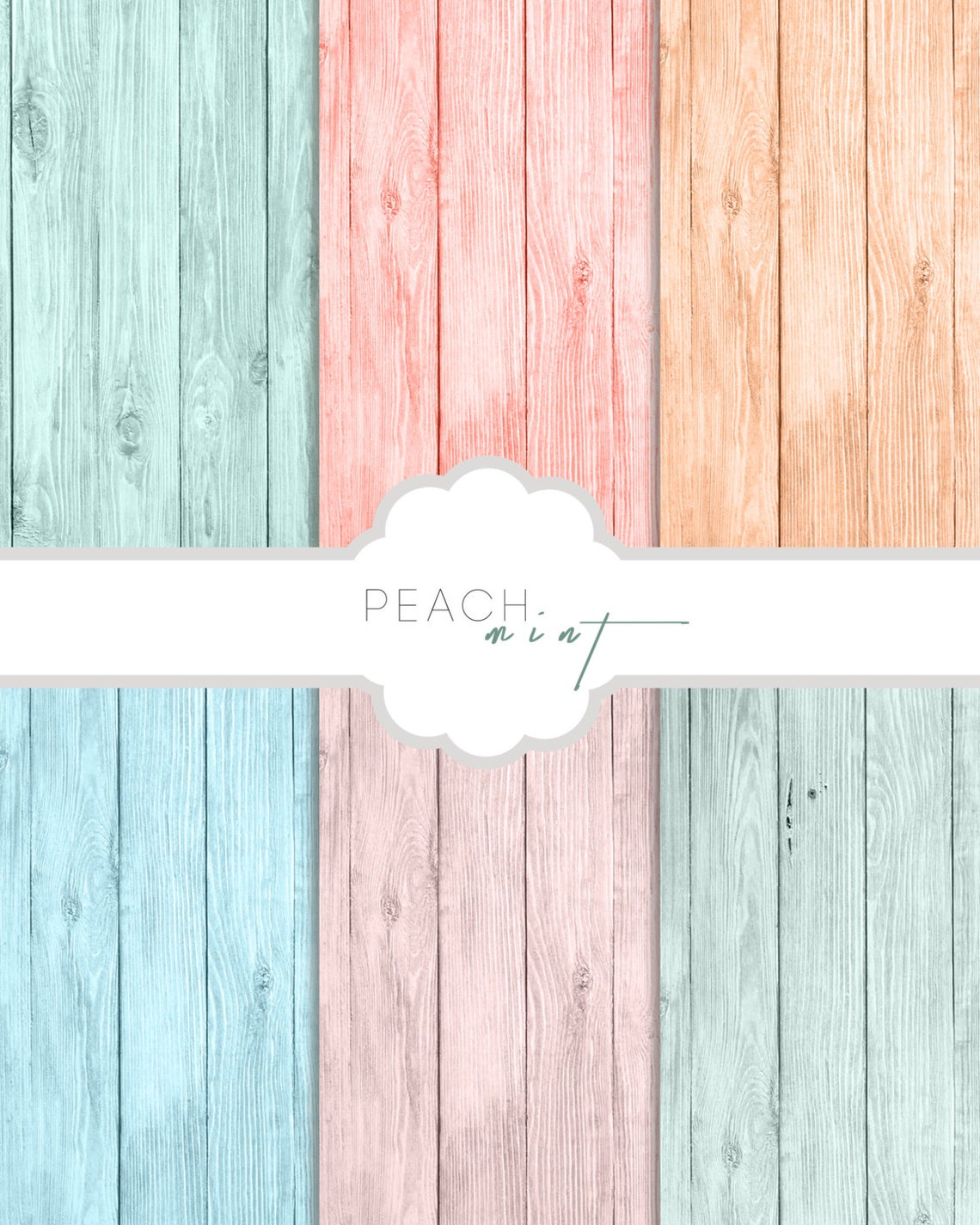 Wood Digital Backgrounds | Colored Wood | Painted Wood | Bundle | Clip ...