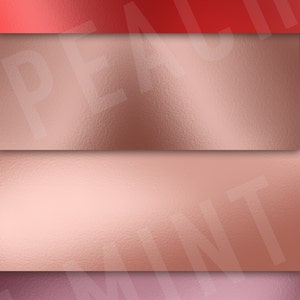 Rose Foil Digital Papers | Rose Gold Foil Design | Digital Backgrounds ...