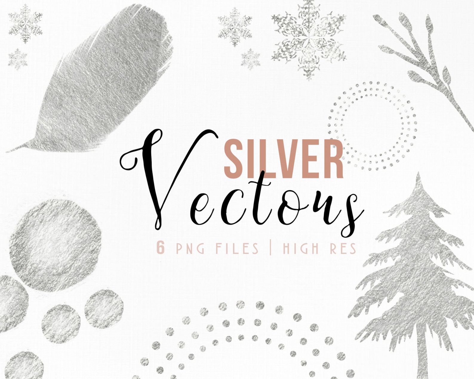Silver Glitter Vectors Bundle | Silver Clip Art | Silver Glitter ...