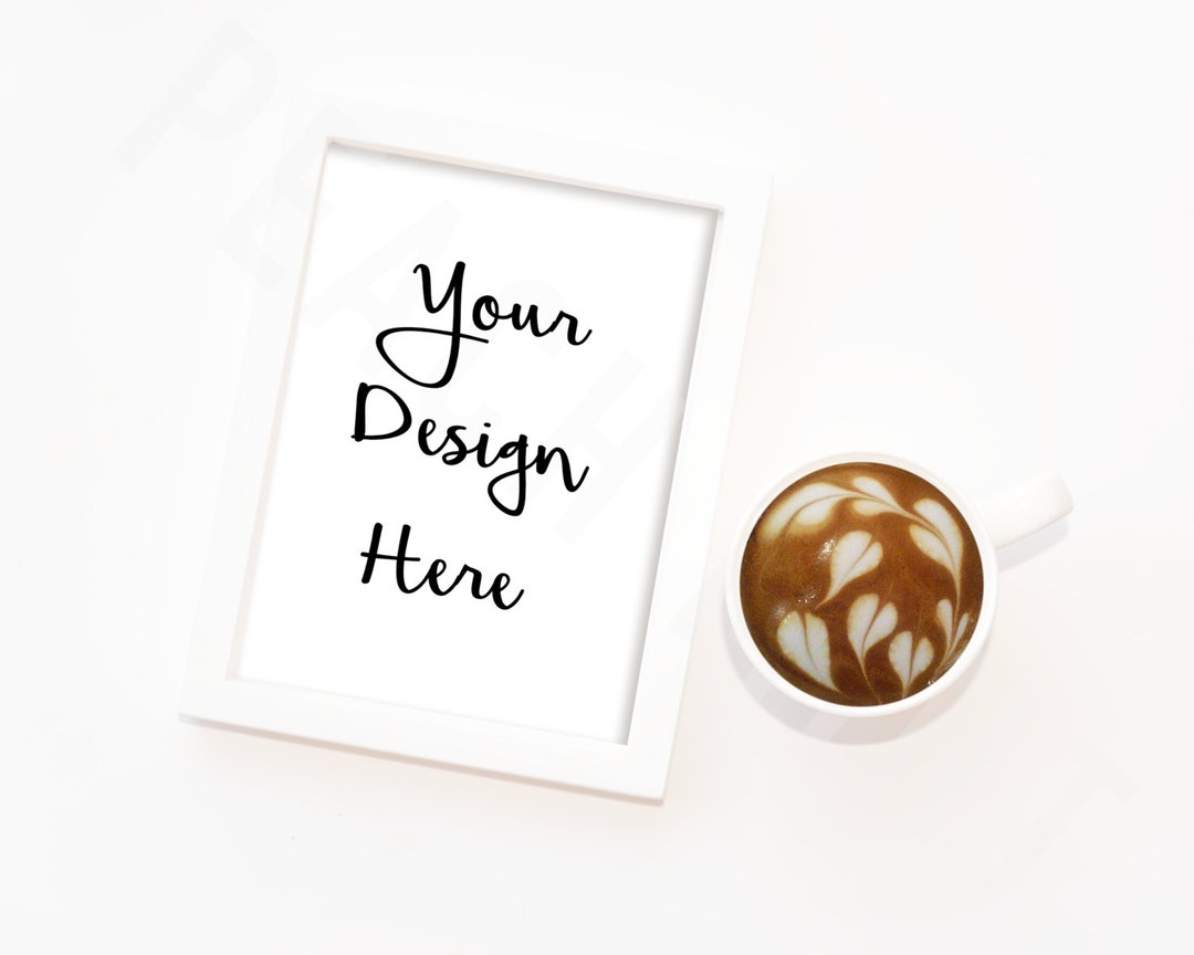Mock up Coffee Designs & Picture Frame | Coffee Design | Digital ...