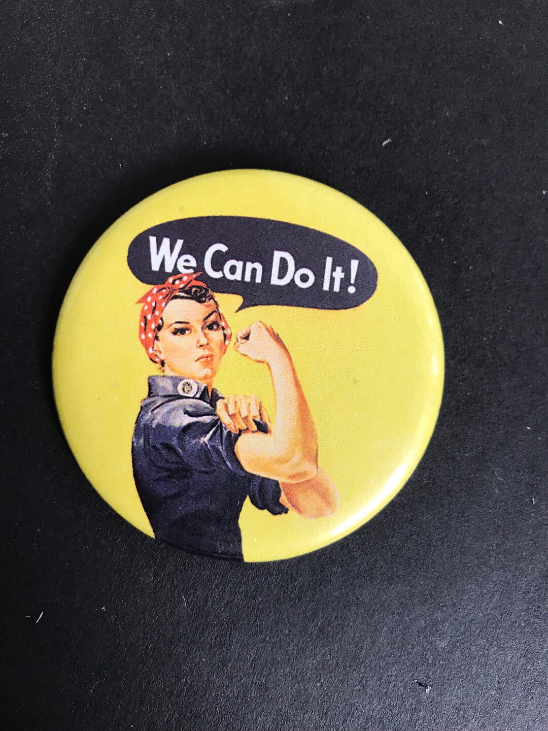 Vintage Rosie the Riveter Pin - Etsy