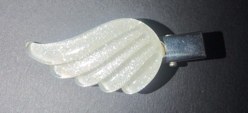 Angel Wing Hair Clip - Etsy