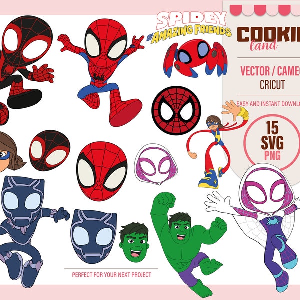 Spidey svg cricut - Etsy Nederland