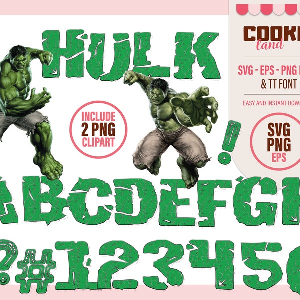 Hulk Clipart - Etsy Australia