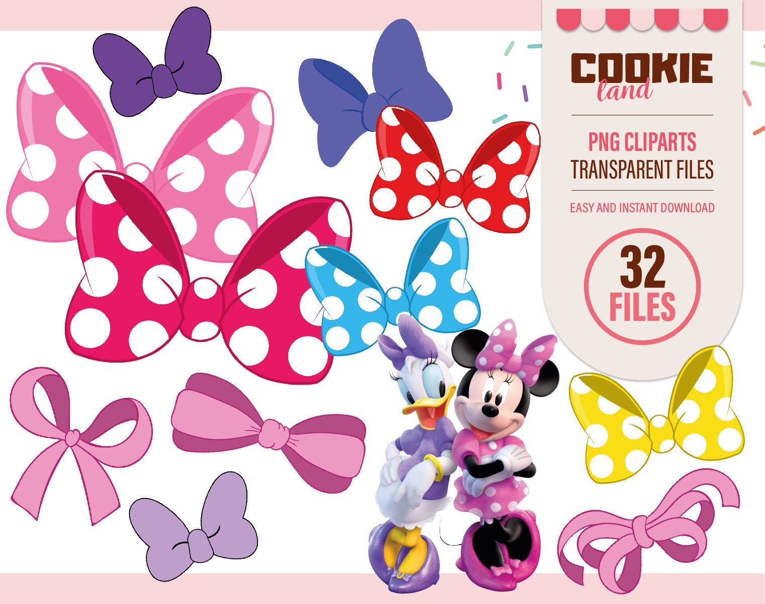 Minnie Mouse Bowtique Clipart