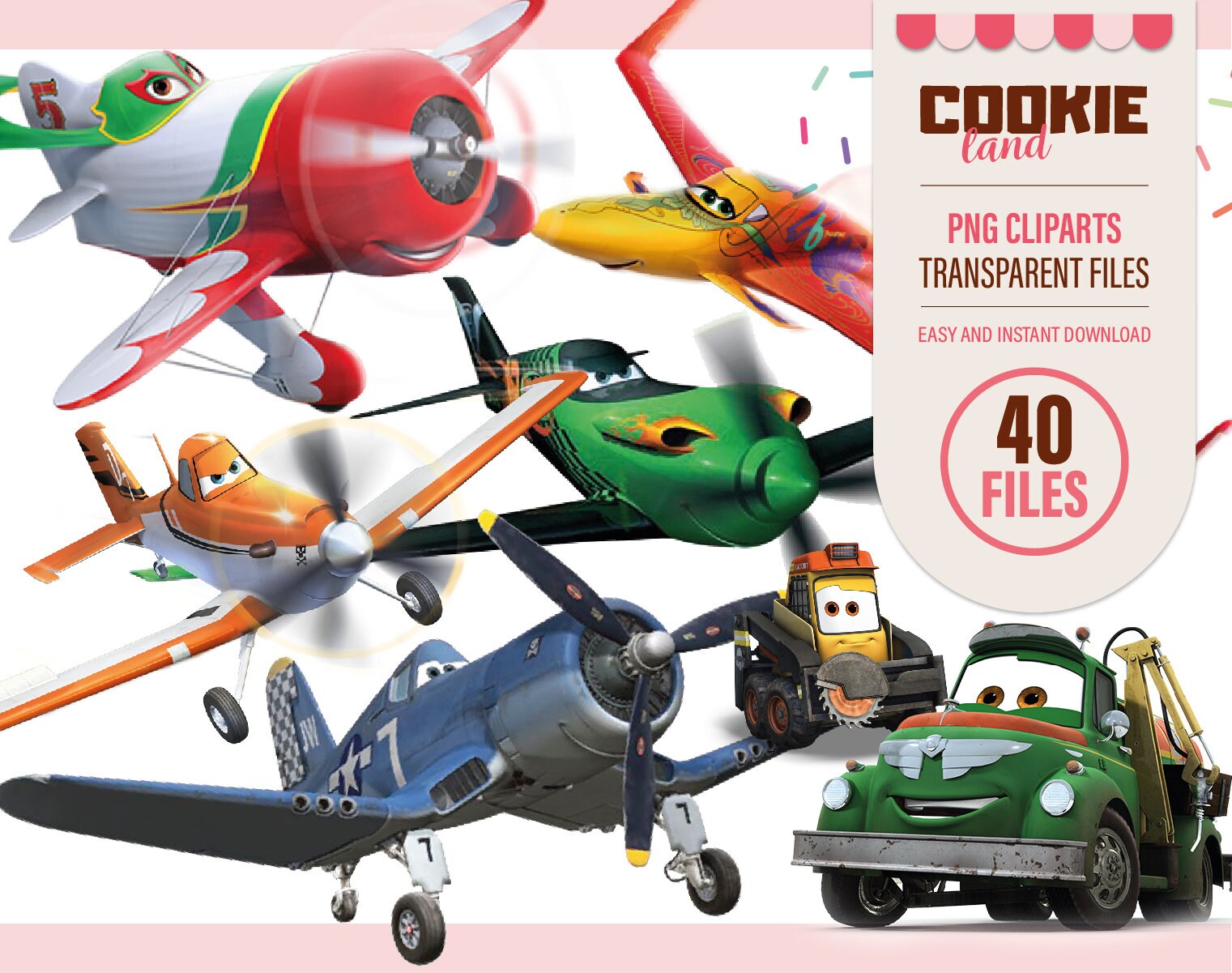 Disney Planes Characters Clipart