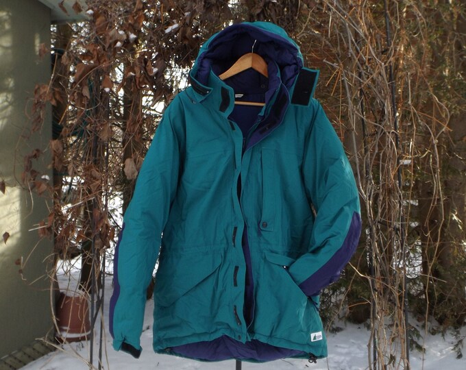 MEC Parka Vintage LARGE Puffer Coat 90s Mountain Equipment Co-op ...