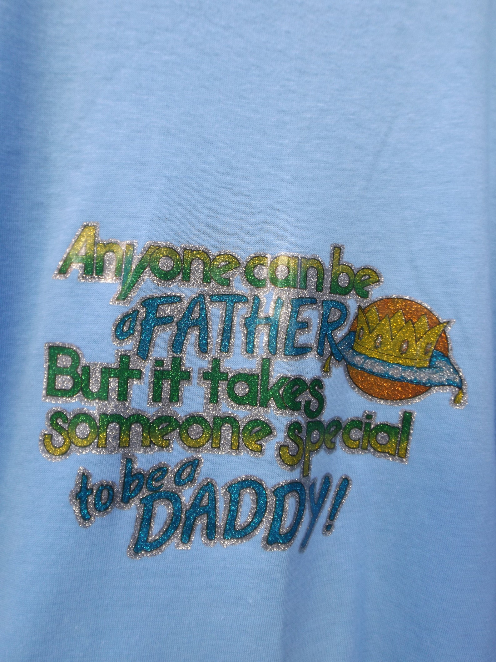 80s Slogan Tee Vintage Sparkly Print Graphic Tshirt 1980s XL - Etsy