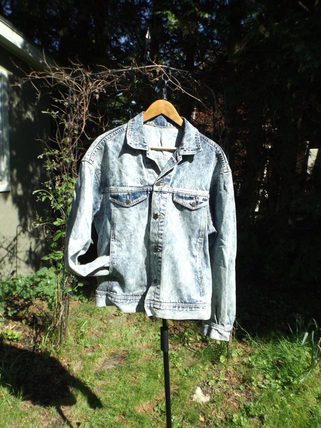 Denim Jacket, 90s Clothing, Acid Washed, Jean Jacket, Grungy, 90s ...