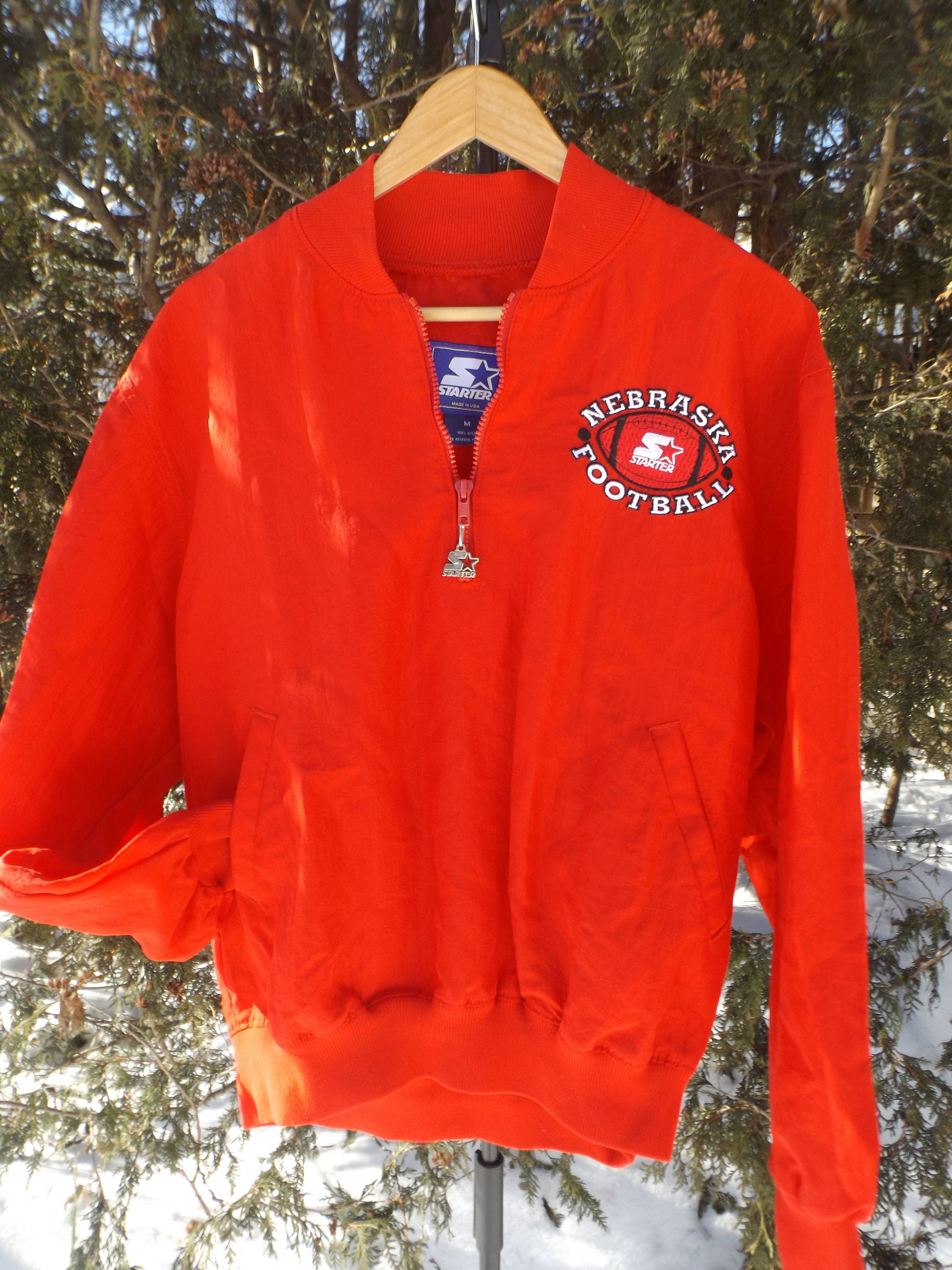 RARE Starter Jacket Vintage Starter Pullover Nebraska Football - Etsy