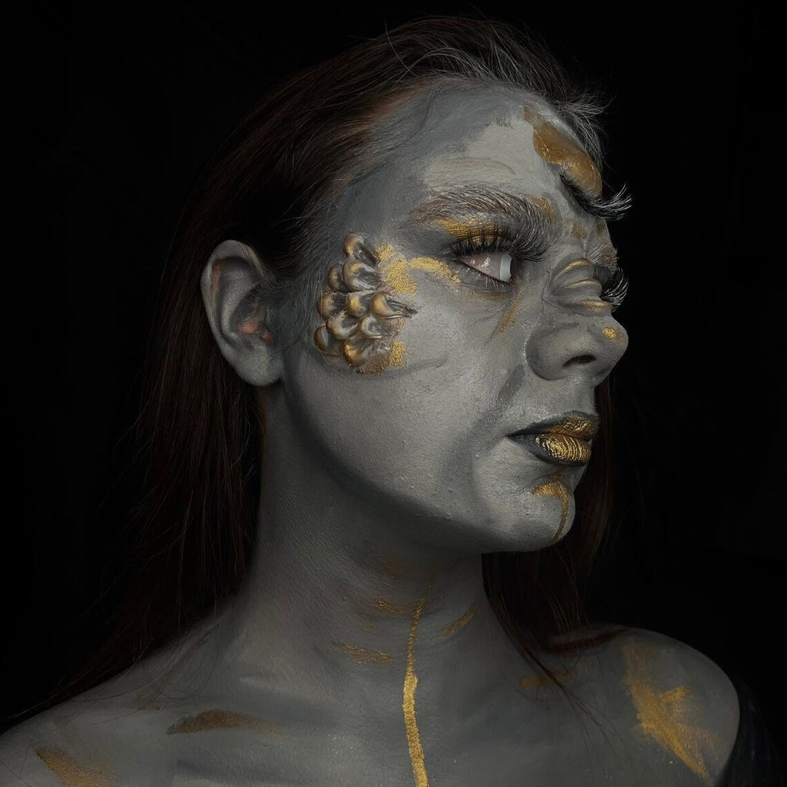 Closed Third Eye Silicone Prosthetic: Professional-grade Latex-free SFX ...