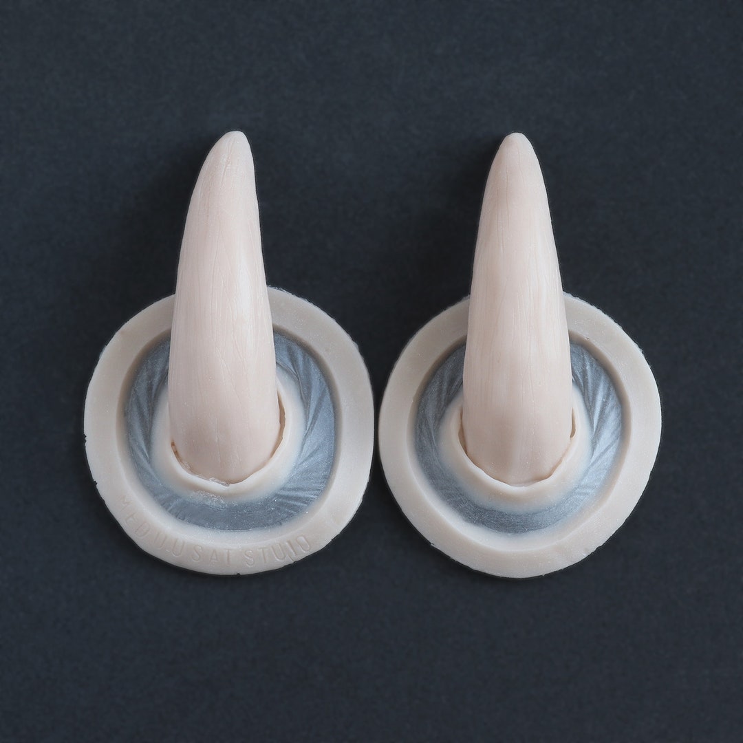 Oni Horns (pair) Silicone Prosthetics: Professional-grade SFX Makeup ...