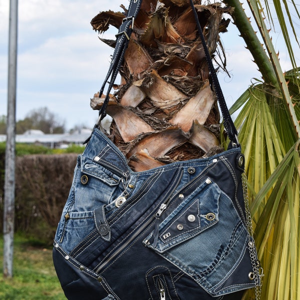 Denim Handbag - Etsy