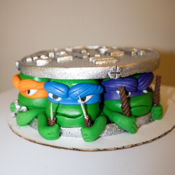 Tmnt Cake - Etsy