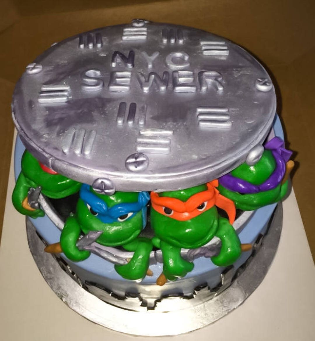 Teenage Mutant Ninja Turtle Cake Topper - Etsy