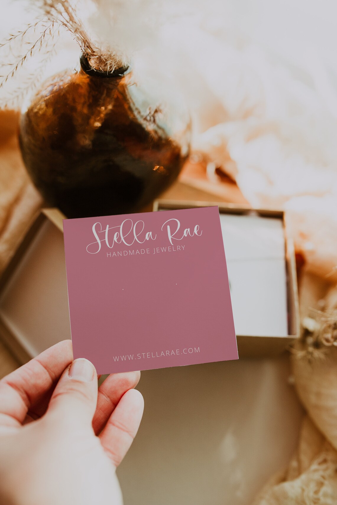 Editable Earring Card Template Printable Earring Display - Etsy