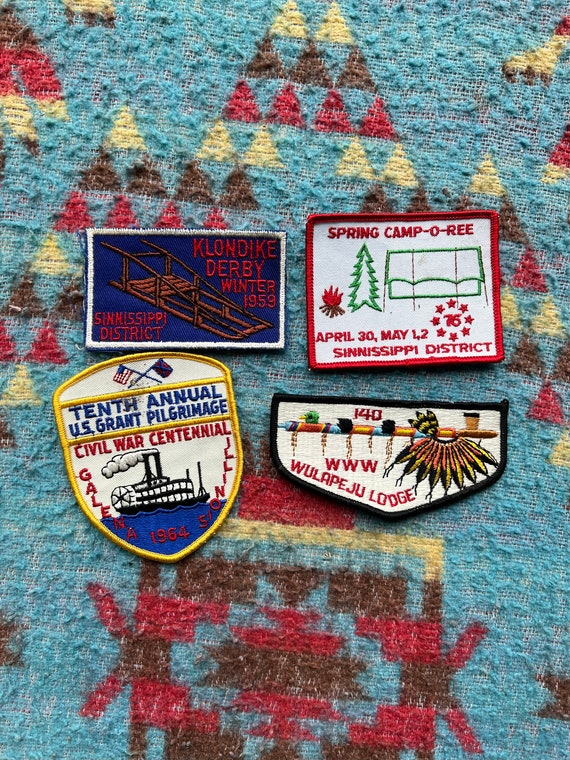 10 Vintage Boy Scout Patches BSA Troop - Gem