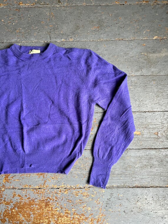 1950s Bermuda Angel-Laine Wool Sweater - Gem
