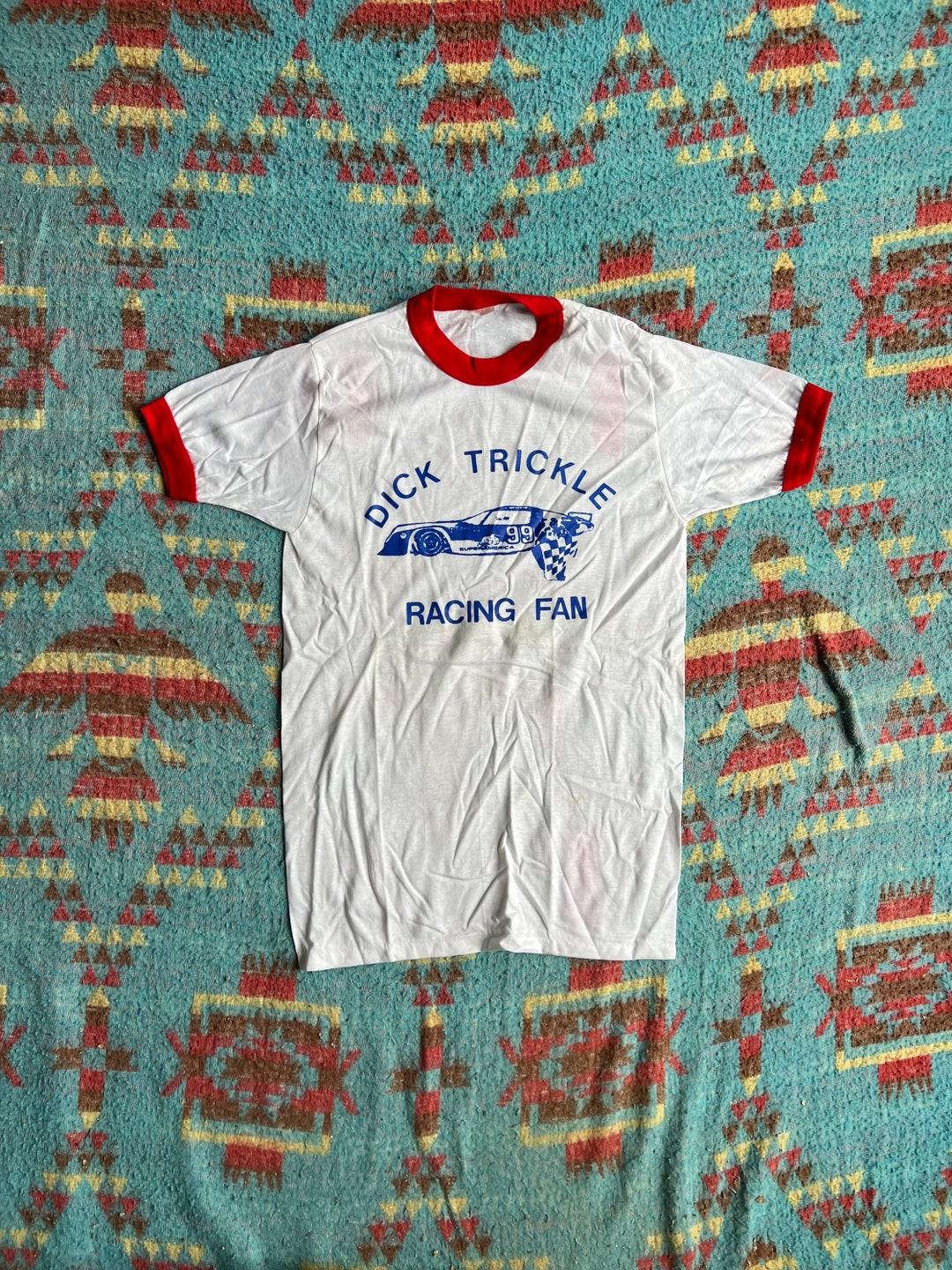 Vintage 80s NOS Dick Trickle Racing Fan T Shirt - Etsy