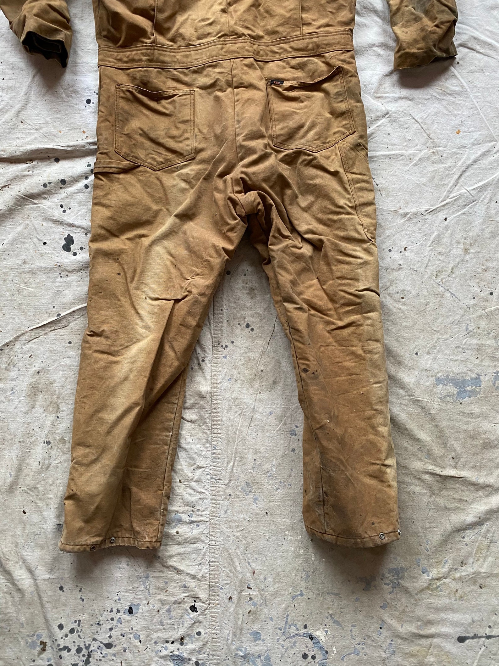 Vintage 70s Key Imperial Insulated Tan Shop Coveralls - Etsy