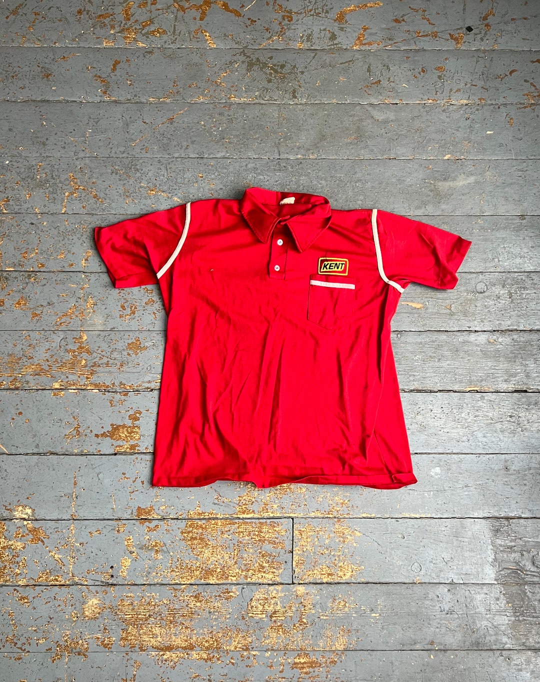 Vintage 1980s Unitog Kent Feed Polo Work Shirt - Etsy