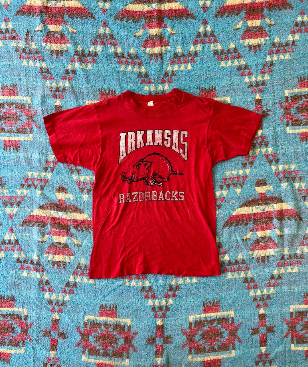 Vintage 1980s Arkansas Razorbacks Shirt - Etsy