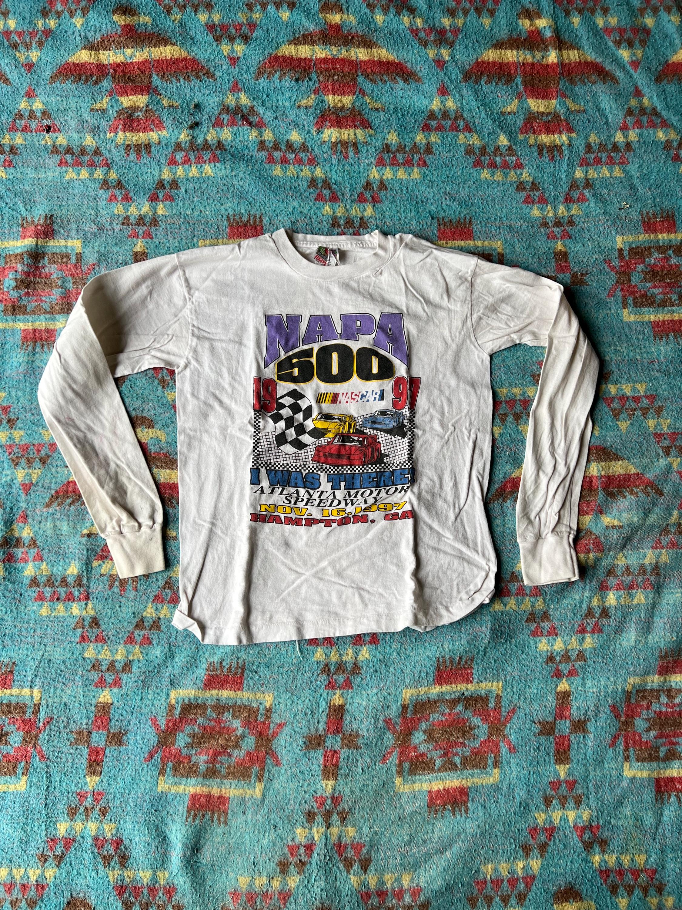 Vintage 1997 Napa 500 Nascar Long Sleeve Shirt Atlanta Speedway - Etsy