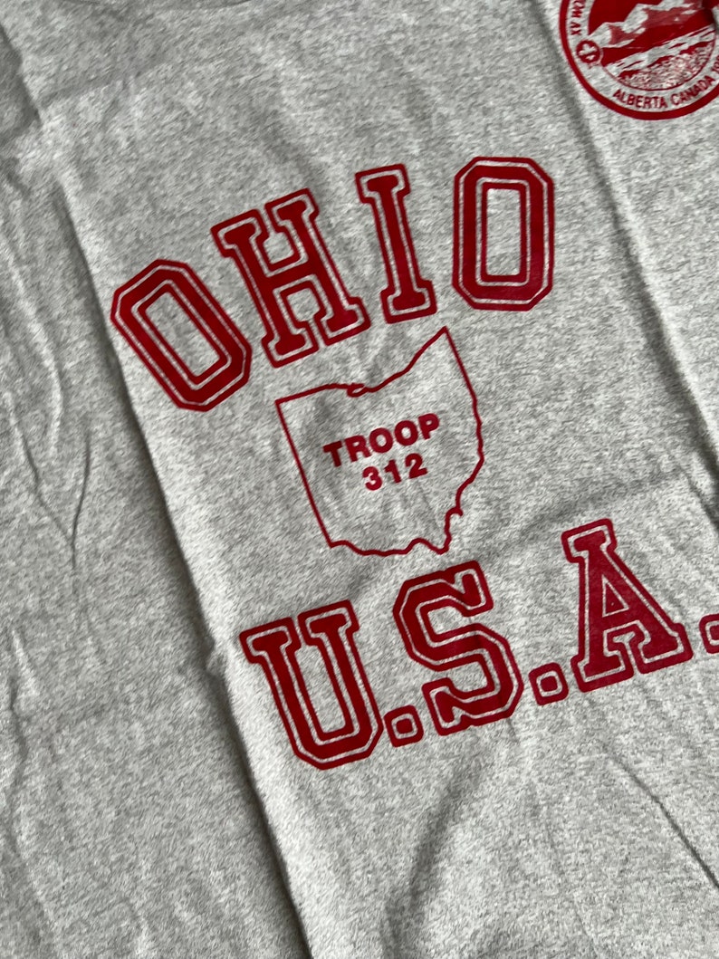 Vintage 1983 OHIO Troop 312 Boy Scouts Jamboree Shirt - Etsy