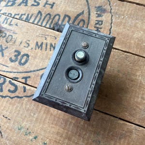 Salvaged Leviton Push Button Switch and Plate Cover - Etsy