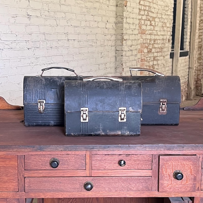Vintage Lunch Pail - Etsy