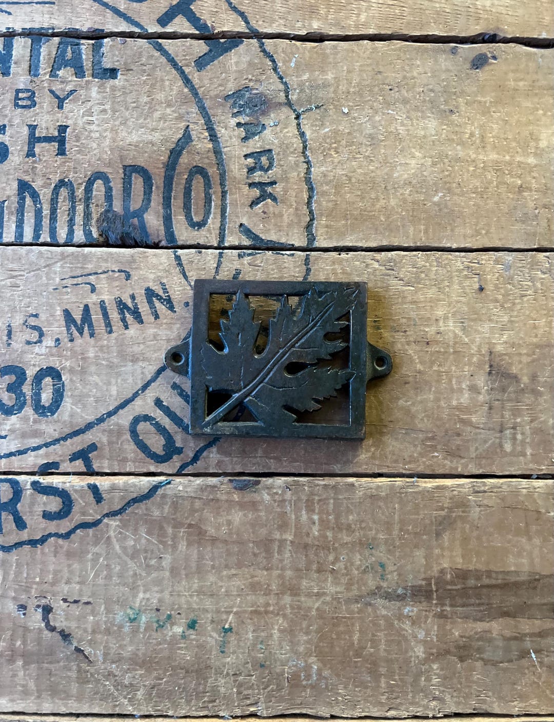 Salvaged Antique Cast Iron Church Pew Tithe Slot - Etsy