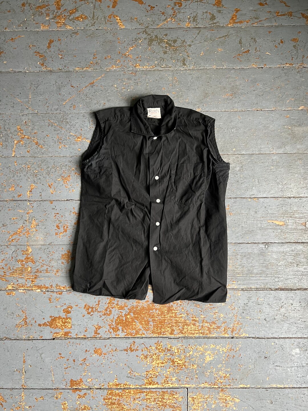 Vintage 50s Shapely Classics Sanforized Button up Shirt - Etsy