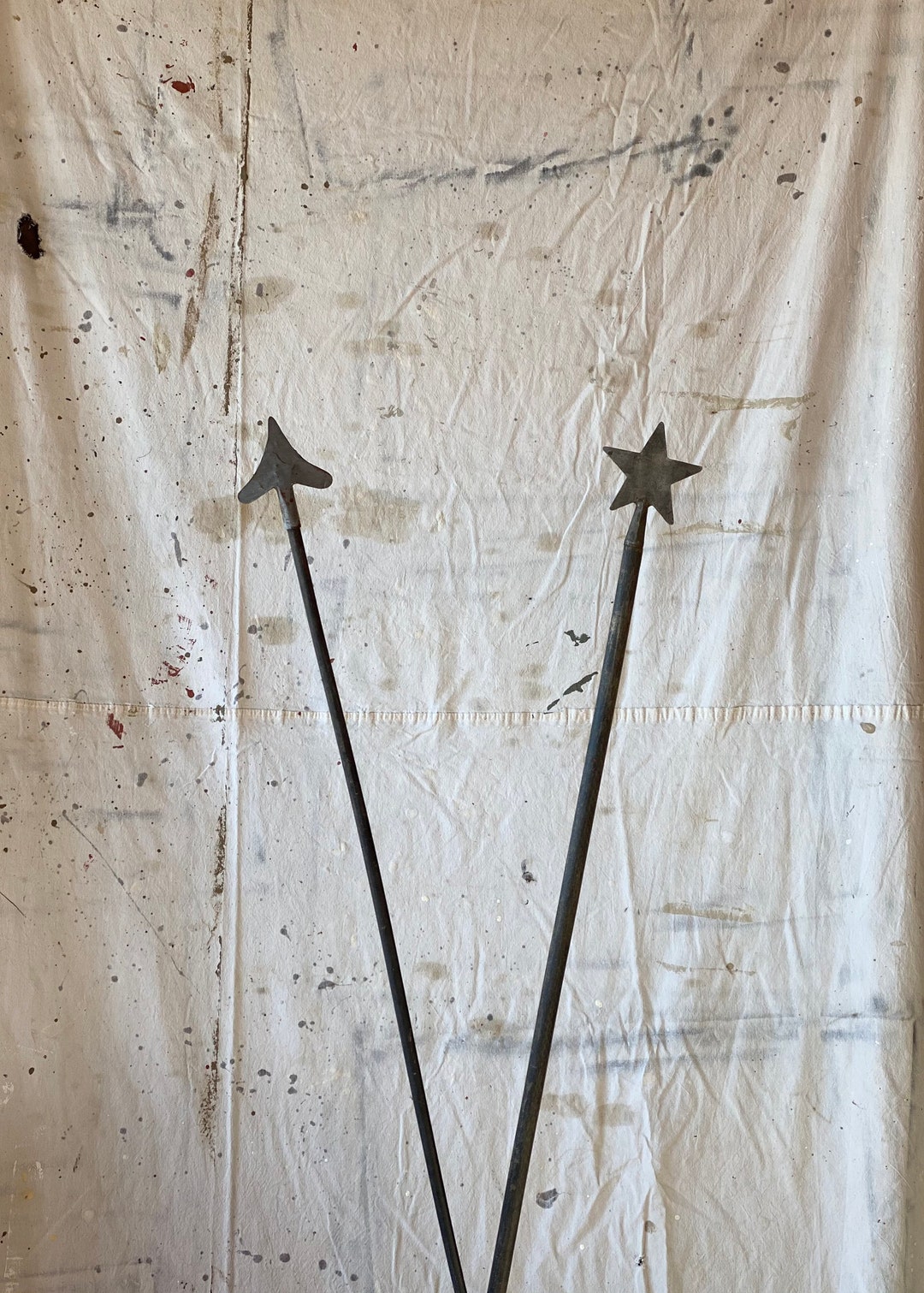 Pair of Masonic Wood and Copper Zinc Staffs - Etsy