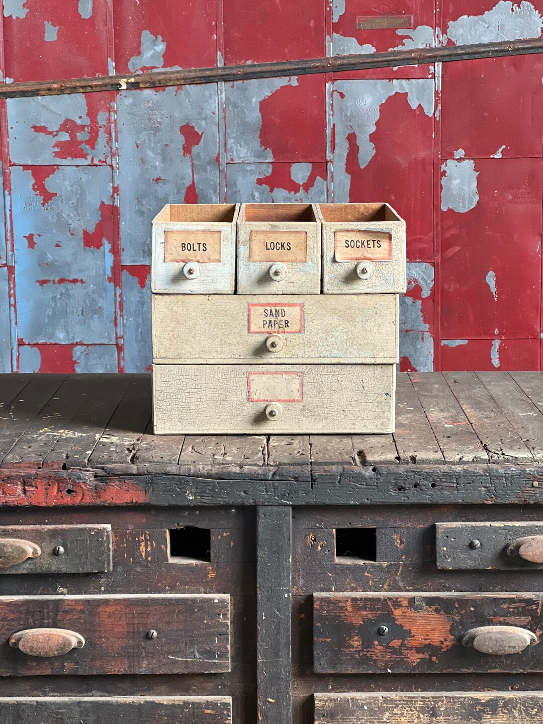 Repurposed Cheese Box Drawer Lot Rustic Home Storage - Etsy