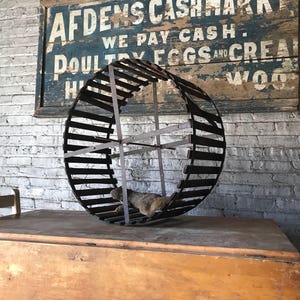 Antique Country Farm Squirrel Cage Running Wheel American Folk Decor - Etsy