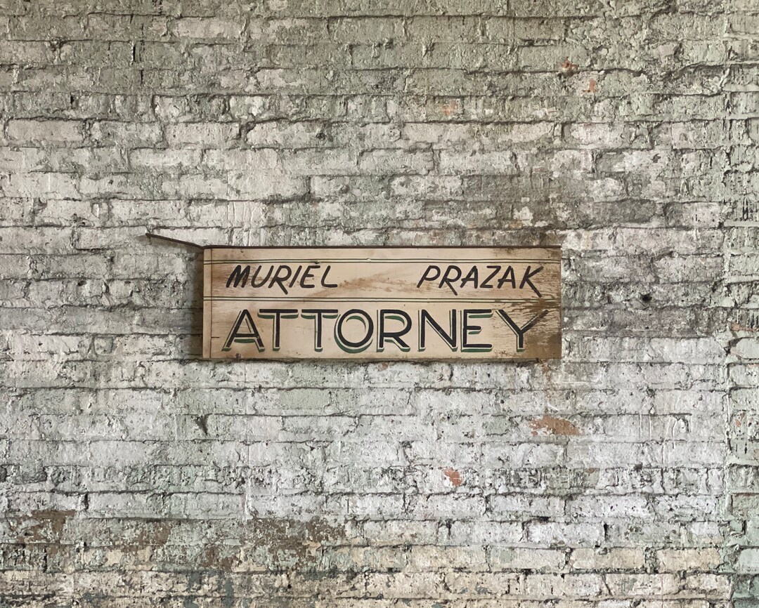 Vintage Hand-painted Attorney Double Sided Wood Trade Sign - Etsy